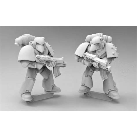 Миниатюра Warhammer 40000 Space Marines Космодесантники Mk6 Space