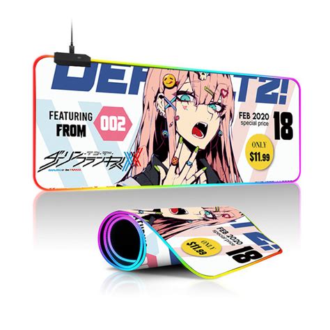 Игровая поверхность для мышки с Аниме принтом "Милый во франксе" Zero ...