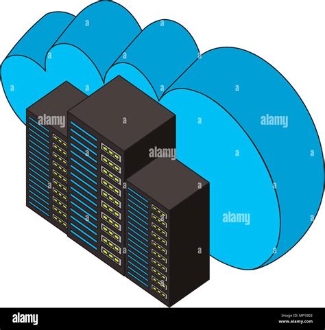 Cloud Computing Data Center Technology Stock Vector Image And Art Alamy