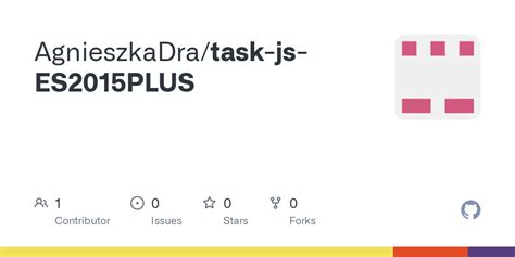 github agnieszkadra task js es2015plus