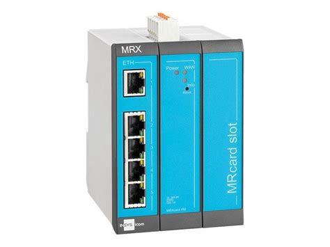 Insys Icom Mrx Mrx3 Lan Router 5 Port Switch Din Rail 10016582