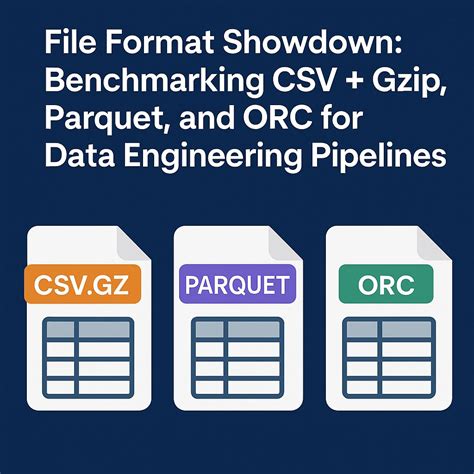 Dataengineering Datapipelines Medium Csv Parquet Orc Python