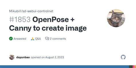 Openpose Canny To Create Image · Mikubill Sd Webui Controlnet · Discussion 1853 · Github