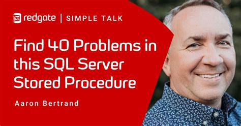 Redgate Software On Linkedin Find 40 Problems In This Sql Server