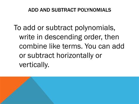 Ppt Classifying Polynomials Powerpoint Presentation Free Download
