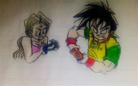 Goten And Marron By Infinitycomics121 On Deviantart