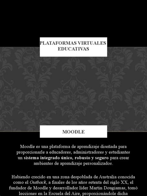Plataformas Virtuales Educativas Pdf Moodle Desarrollo De Software