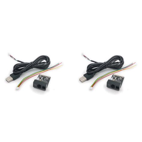 2x Gm865 1d 2d Barcode Scanner Usb Ttl Bar Code Reader Qr Code Module Cmos With Cable For Bus