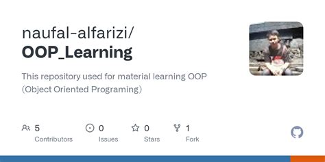 Github Naufal Alfariziooplearning This Repository Used For Material Learning Oop Object