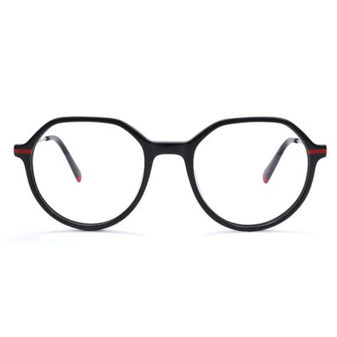 Fanny Geometric Black Glasses