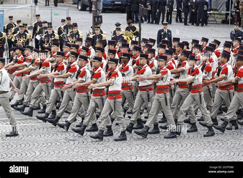 Paris France 14th July 2021 The Military Parade On Bastille Day