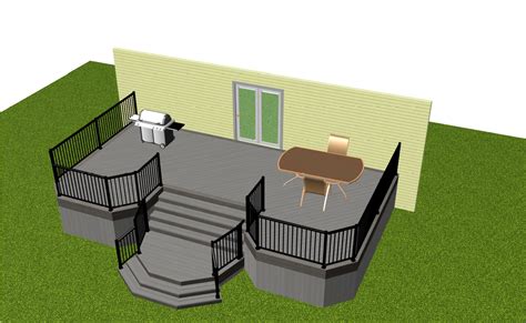 Rectangular Deck Plans