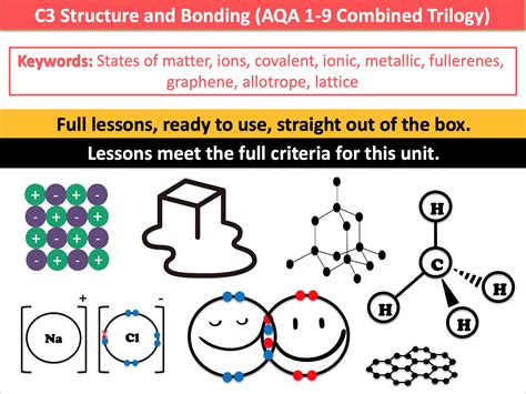 C Structure And Bonding AQA Combined Trilogy Teaching Resources