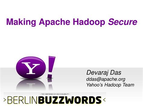 ppt making apache hadoop secure powerpoint presentation free