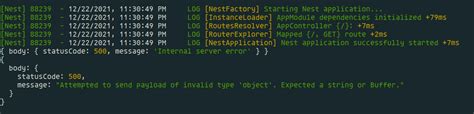 Exception Handler With Fastify Leaks Internals If Content Type Is Set Issue Nestjs