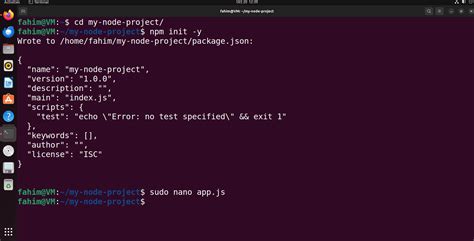 Как установить node js в ubuntu