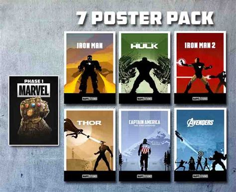 MCU Phase Poster Pack Drapster