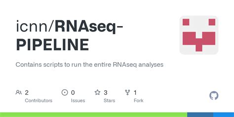 Github Icnnrnaseq Pipeline Contains Scripts To Run The Entire