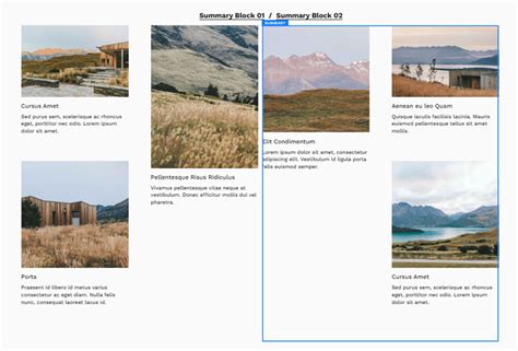 Click Text Show Summary Block Beaver Hero