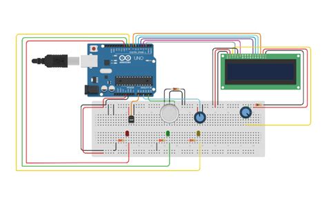 Circuit Design Patient Monitoring Tinkercad