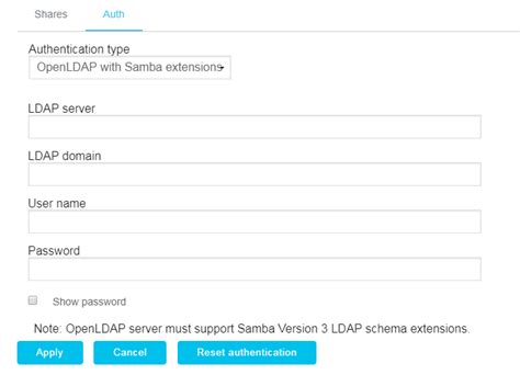 Configure Nas Authentication