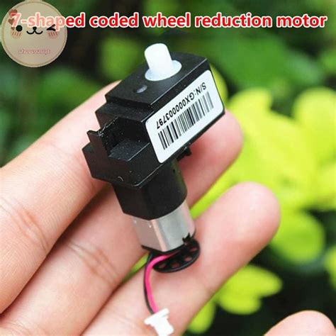 Chee Mini Dc 37v ขนาดเล็ก 7 รูปมอเตอร์ลดล้อรหัสสําหรับปรับให้เข้ากับ