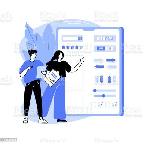 사용자 인터페이스 키트 절연 만화 벡터 일러스트레이션 It 지원에 대한 스톡 벡터 아트 및 기타 이미지 It 지원 가공의 인물 개념 Istock