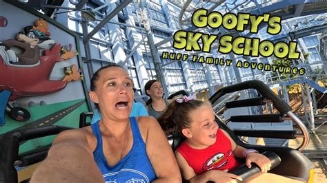 Disneyland Goofys Sky School At Dca Youtube