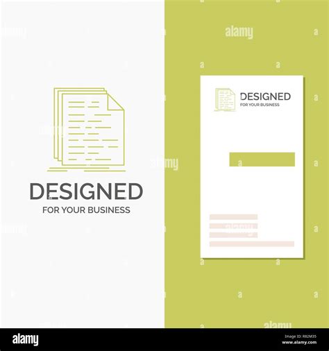 Business Logo For Code Coding Doc Programming Script Vertical