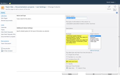 Modifying Calculated Column Formulas Based On Values Selected In Other Metadata Fields Sarah Haase