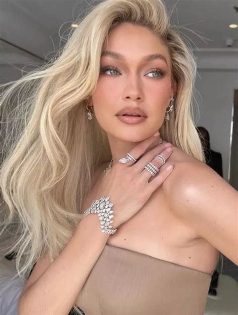 Gigi Hadid Shares Makeup Free Selfie With Pimple Cream Ok Magazine