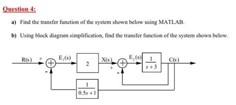 How To Convert A Matlab Block Diagram To A Transfer Function