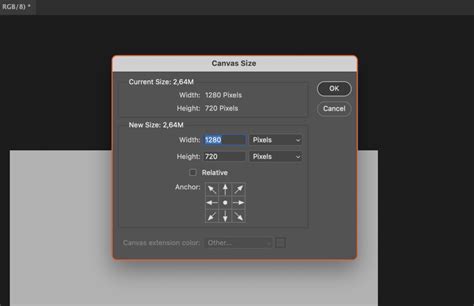 How To Change The Canvas Size In Photoshop