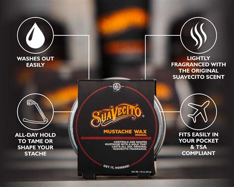 Mustache Wax Suavecito Pomade