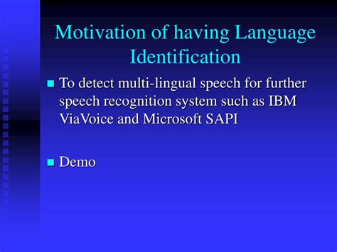 Ppt Language And Speaker Identification Using Gaussian Mixture Model Powerpoint Presentation