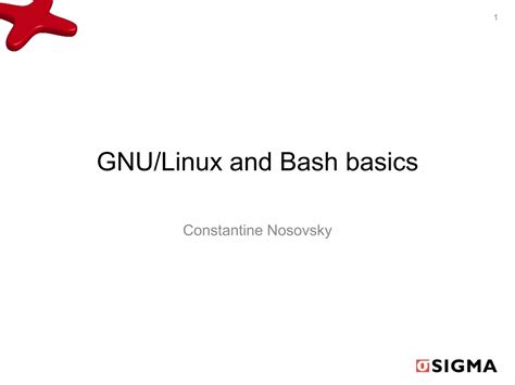 Linux Shell Basics PPT
