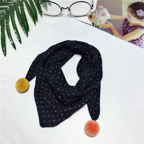 Весенний хлопковый шейный платок для маленьких девочек и мальчиков Детский мягкий треугольный