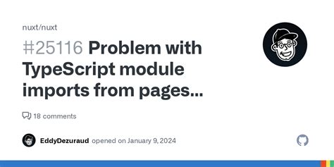 Problem With Typescript Module Imports From Pages Within A Multi Module Nuxtjs Application