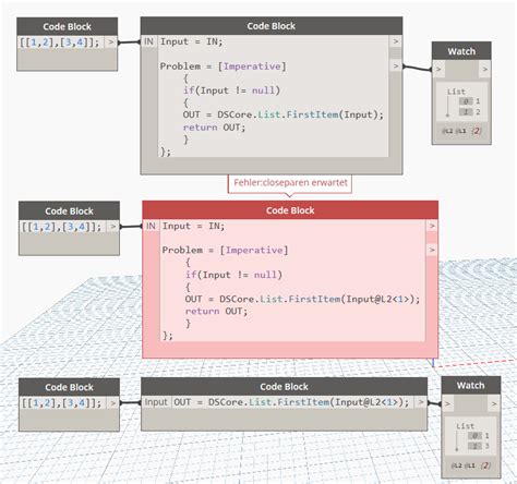 List Levels In If Statement Code Block Lists Logic Dynamo