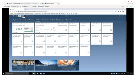 Sap Business One Version 10 Web Client New Features Aclaros