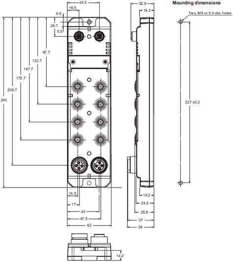 NXR ILM C ECT Environment Resistive Remote Terminal NXR Series IO Link Master Unit For EtherCAT