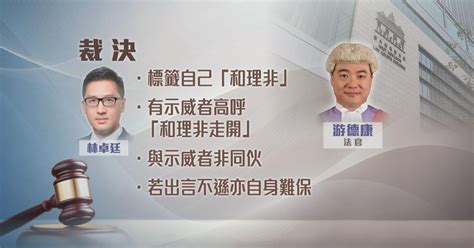 林卓廷意圖妨礙司法公正罪名不成立 法官指非與示威者同伙 無綫新聞tvb News