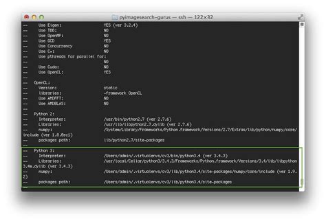 Install Opencv 30 And Python 34 On Osx Pyimagesearch