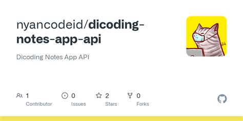 GitHub Nyancodeid Dicoding Notes App Api Dicoding Notes App API