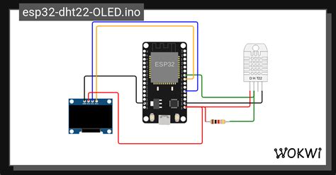 Esp32 Dht22 Oled Vb Wokwi Esp32 Stm32 Arduino Simulator