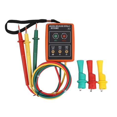 Rotation Sequence Detector With Blue Zipper Carry Bag 3 Sockets Lazada Ph