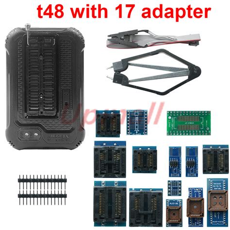 Xgecu T48 Programmer 56 Pin Drivers Isp Support 21000 With 30 Adapters Original Emmc Isp