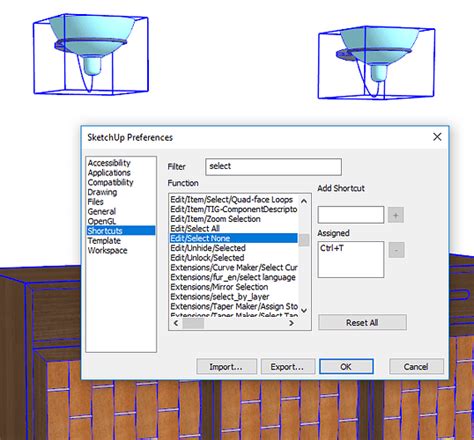 Creating Modifying Keyboard Shortcuts Pro SketchUp Community