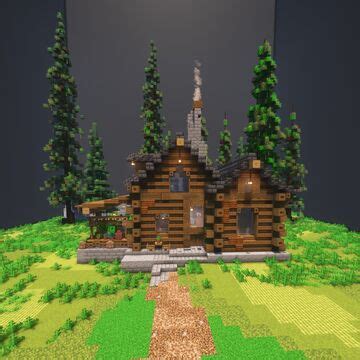 Logcabin Minecraft Maps With Downloadable Schematic