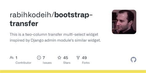Github Rabihkodeihbootstrap Transfer This Is A Two Column Transfer